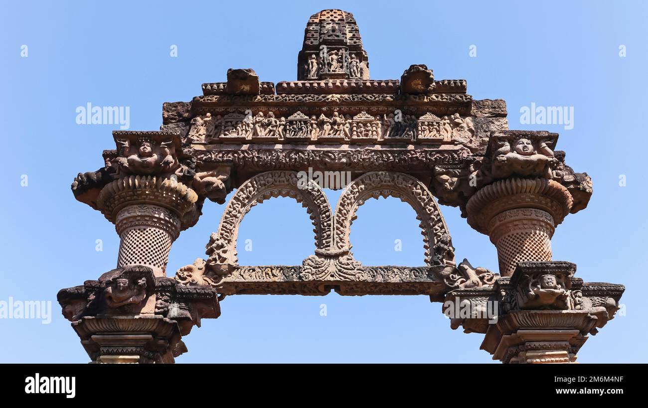 Carving Detail of Hindola Toran, Gyaraspur, Vidisha, Madhya Pradesh ...