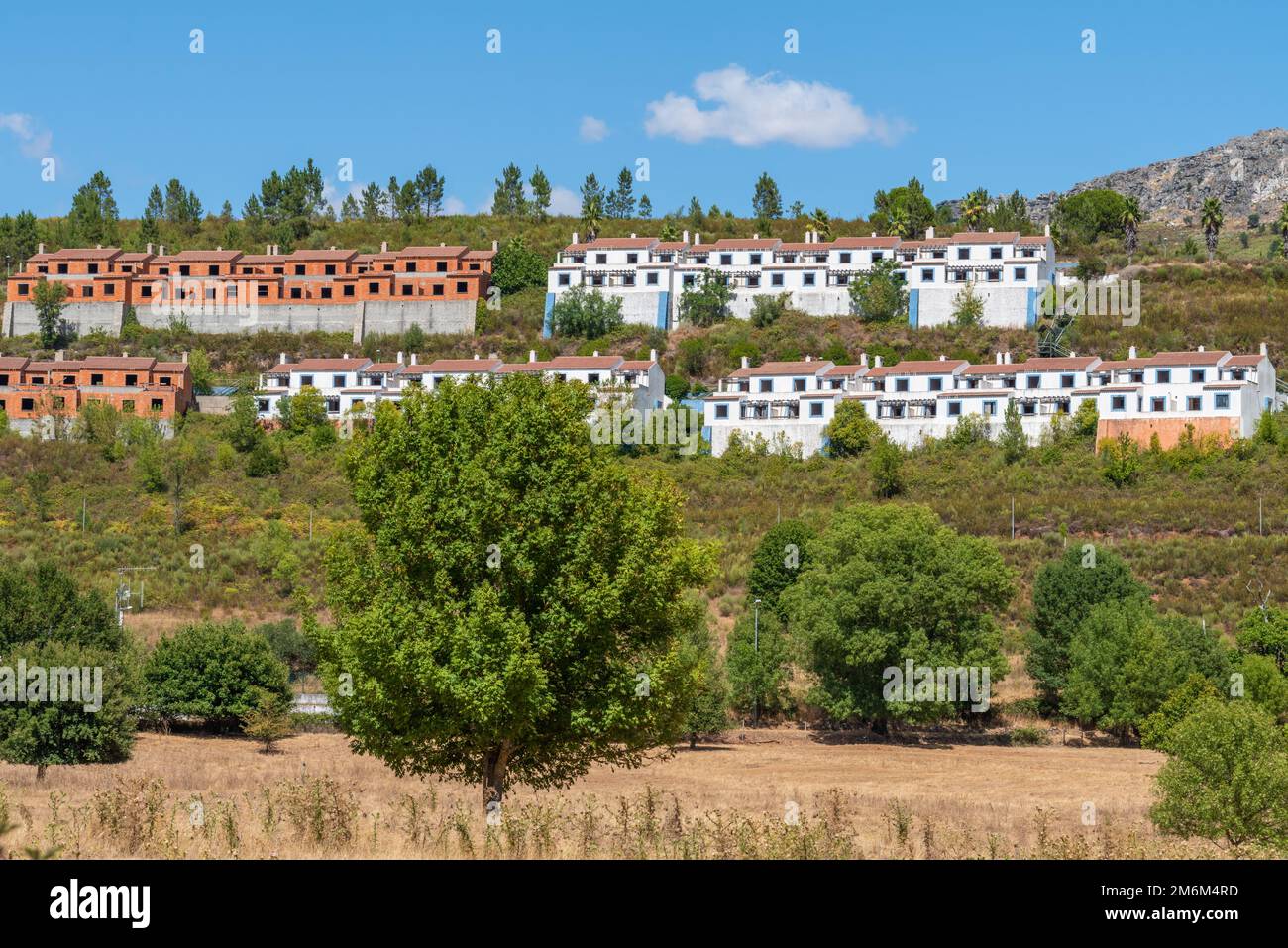 The Construction of several houses that were not finished Stock Photo ...