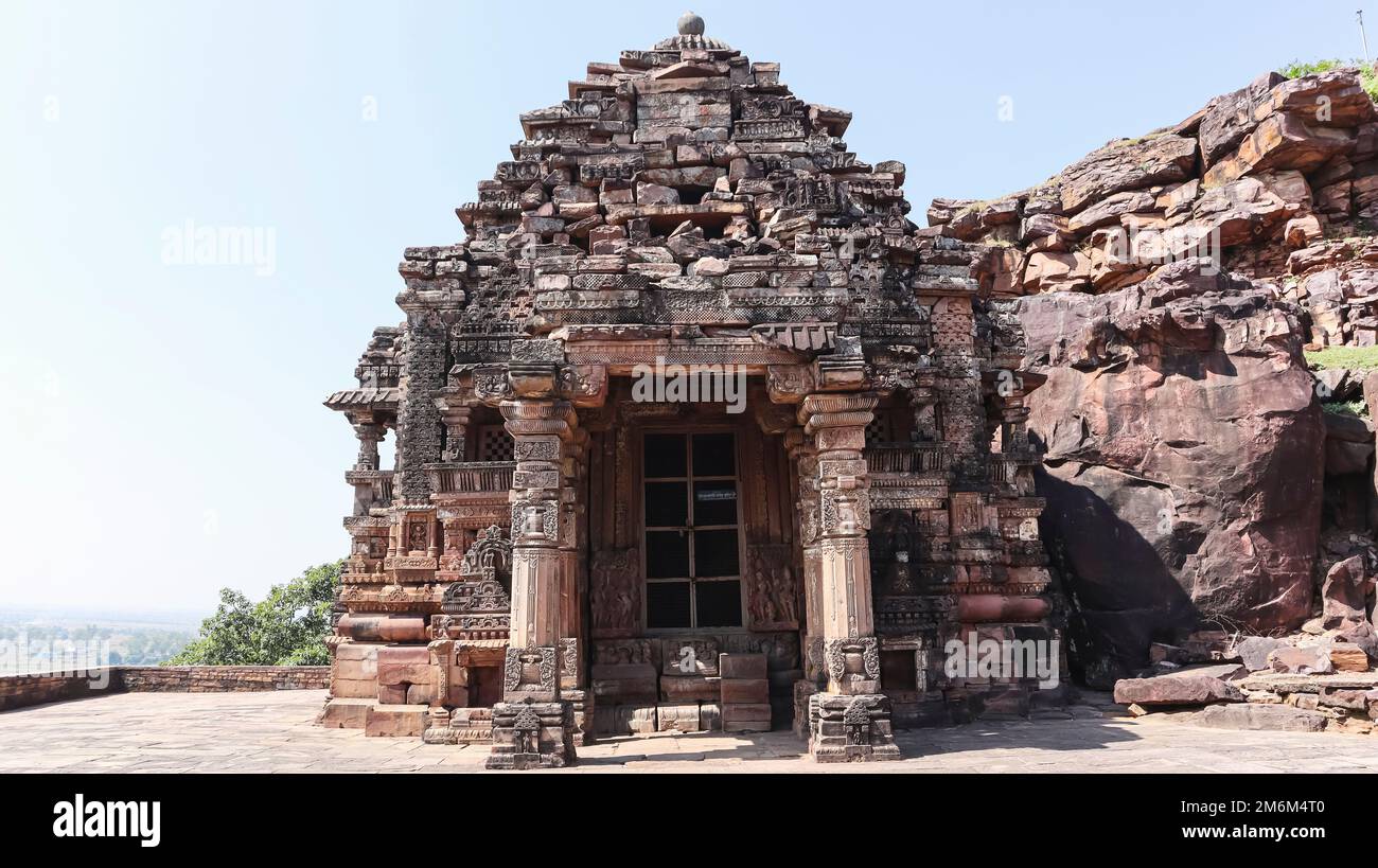 Rear view of Maladevi Temple, Gyaraspur, Vidisha, Madhya Pradesh, India ...