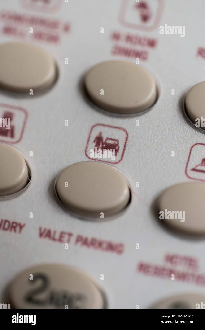 The phone button button feature Stock Photo - Alamy