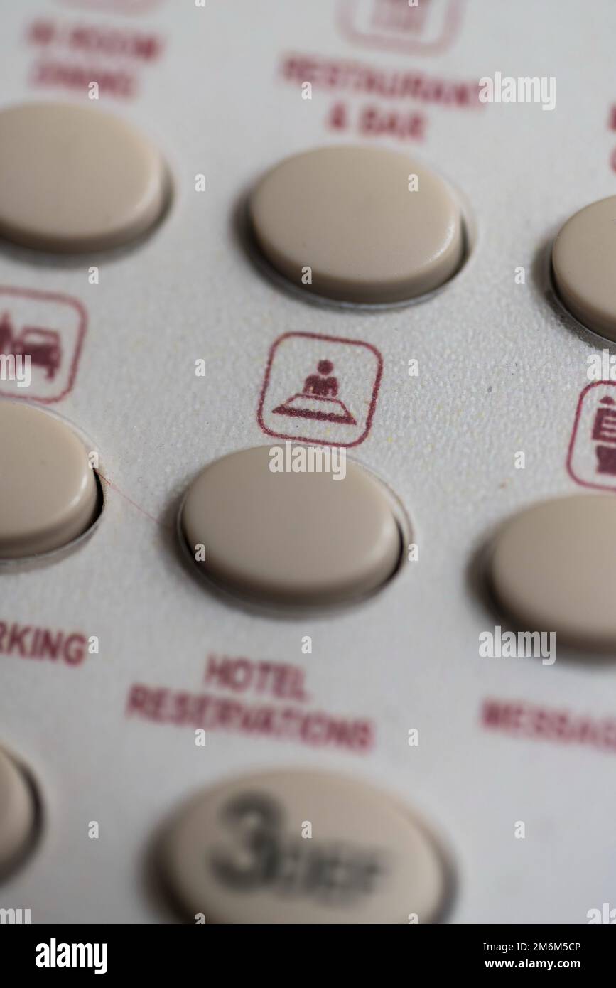 The phone button button feature Stock Photo - Alamy