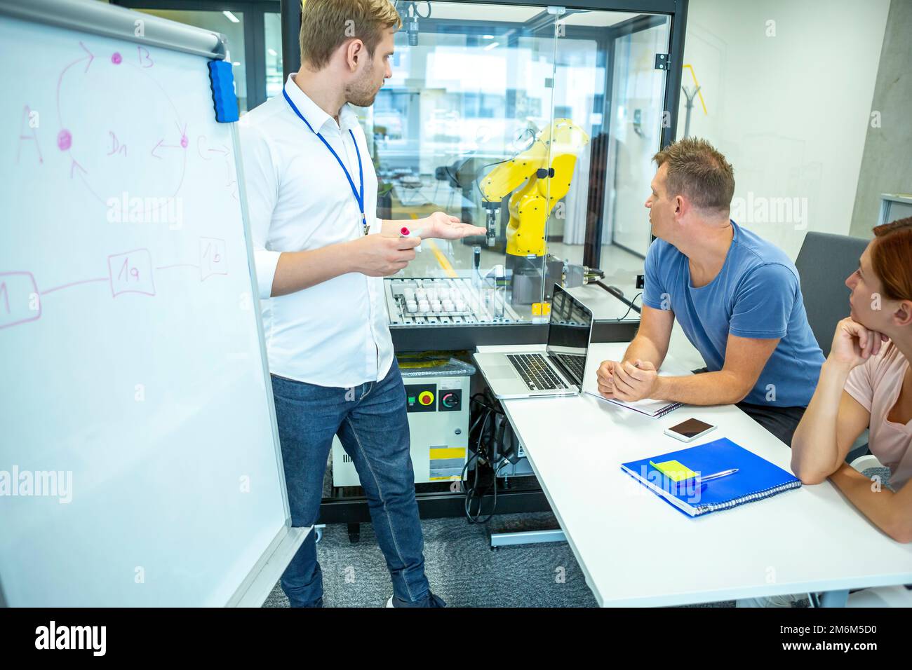 Training For Industrial Robots Stock Photo - Alamy