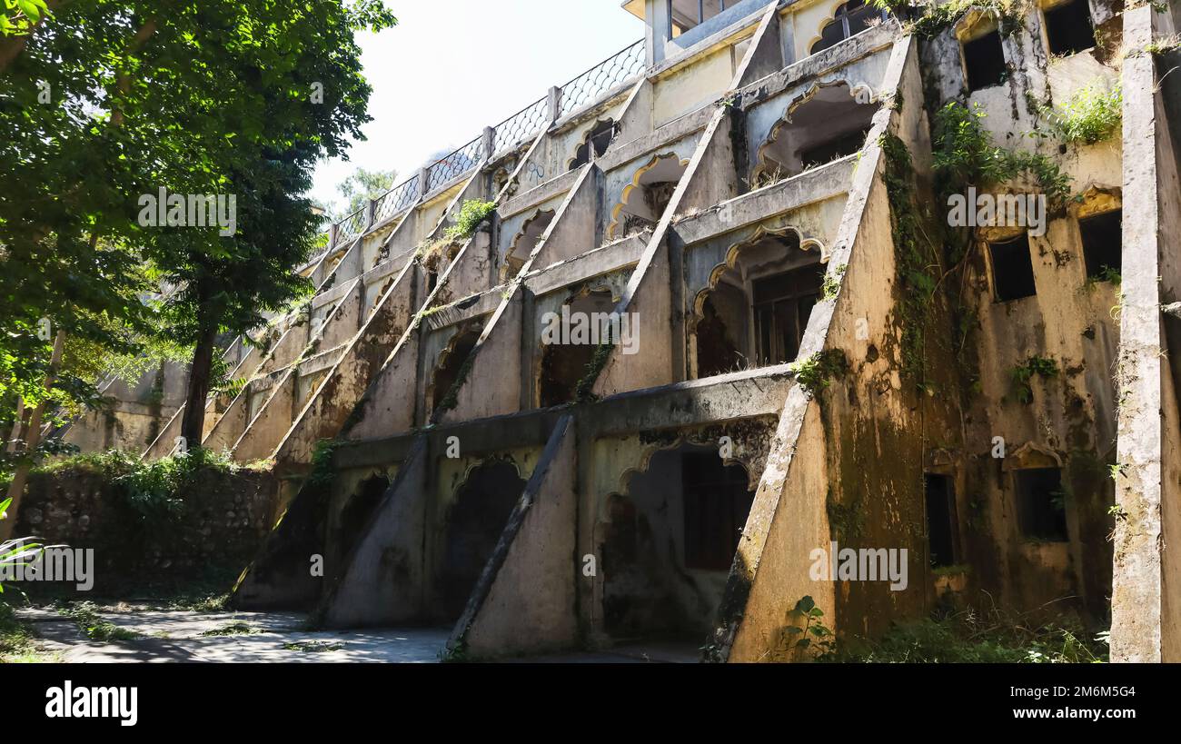 Old Ruined Building of Beatles Ashram, Rishikesh, Uttarakhand, India Stock Photo - Alamy