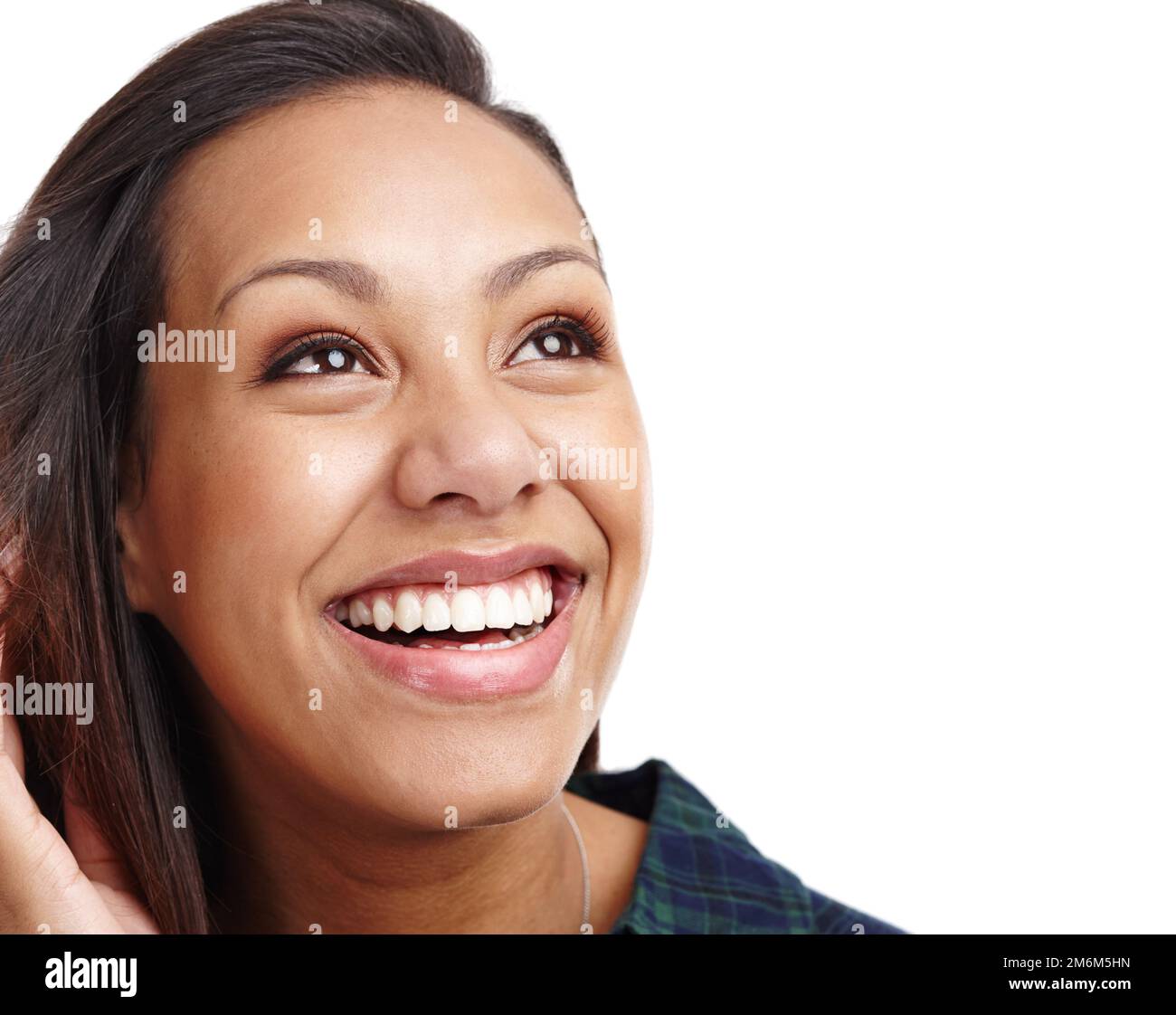 The day holds so many possibilities. an attractive young woman with a ...