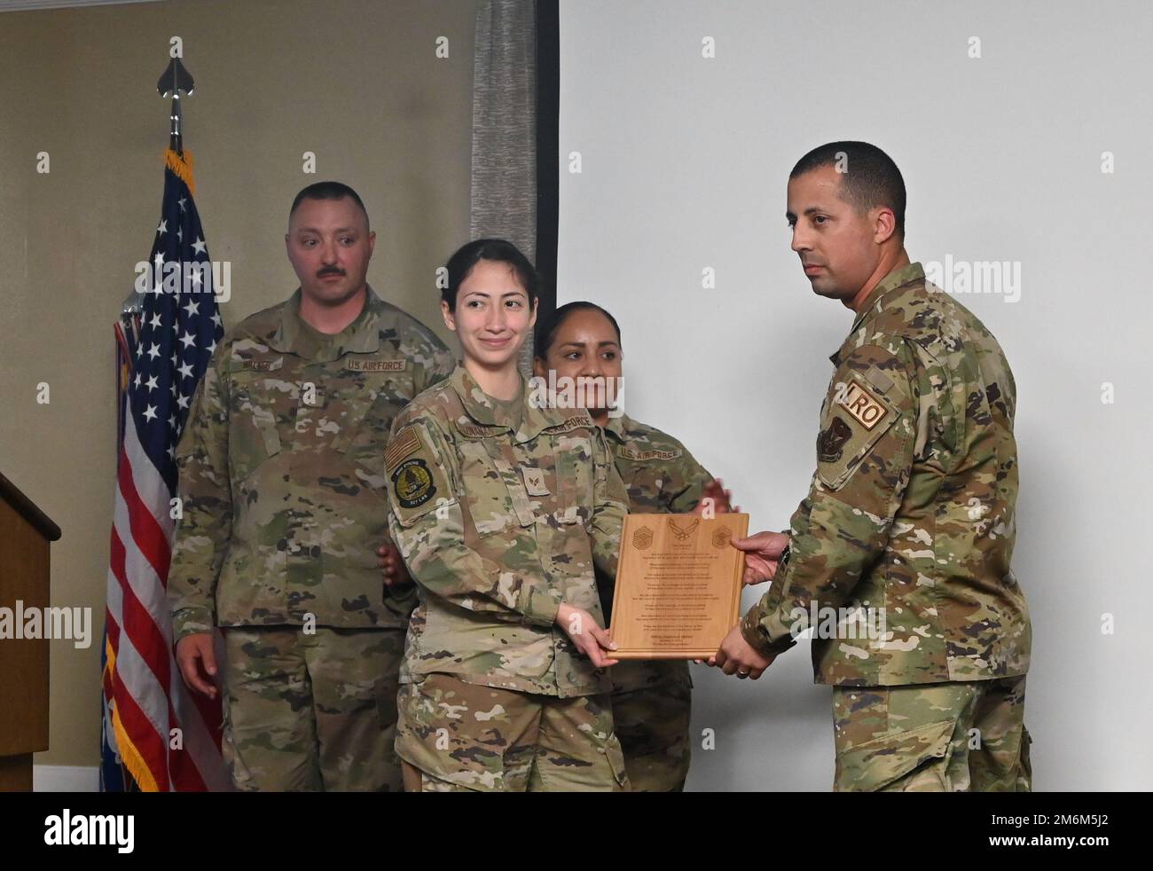 Lt. Col. Damien Miller, 507th Logistics Readiness Squadron commander ...