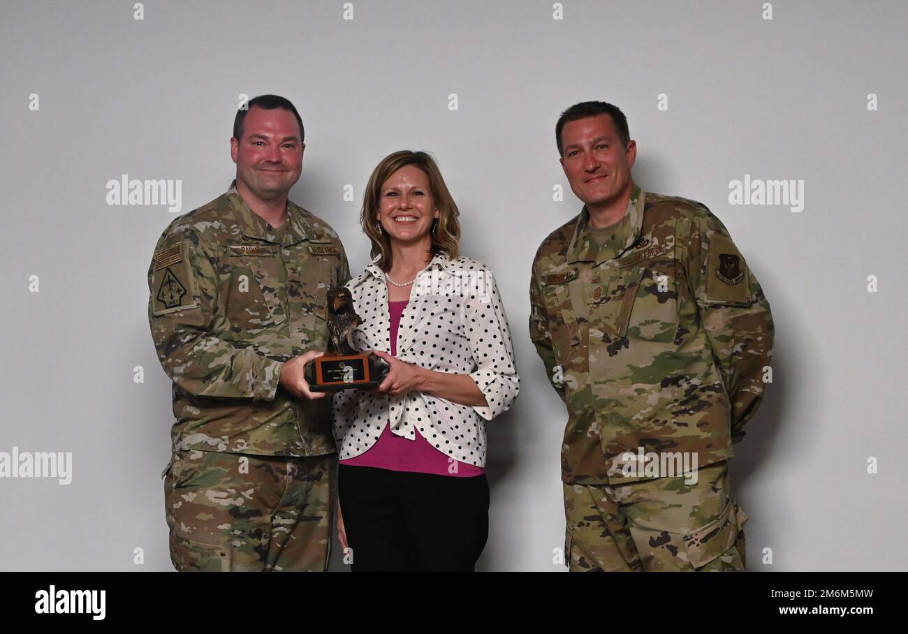 Col. Michael Parks, 507th Air Refueling Wing commander, and Chief ...