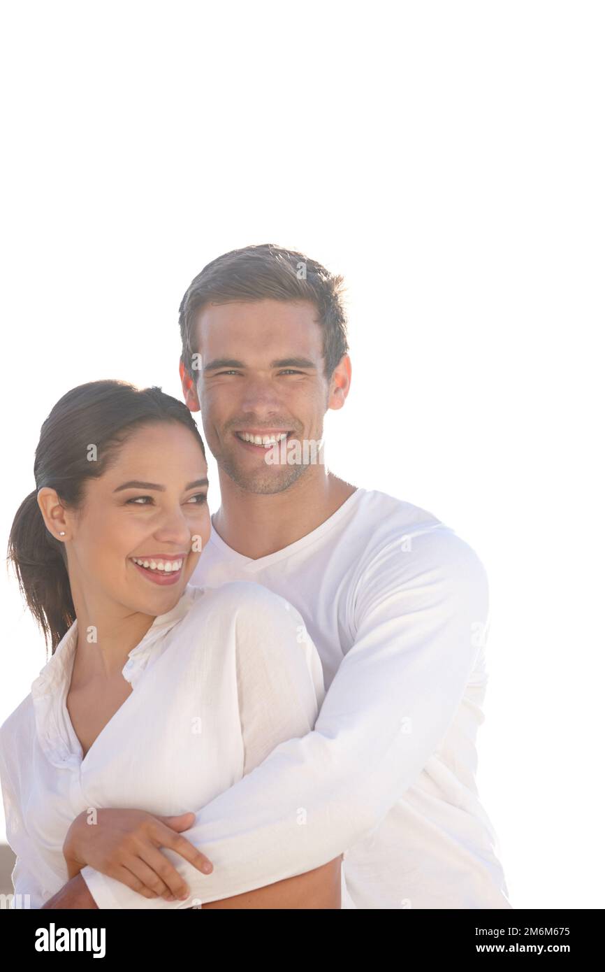 Hes all the protection she needs. an attractive young couple dressed in ...