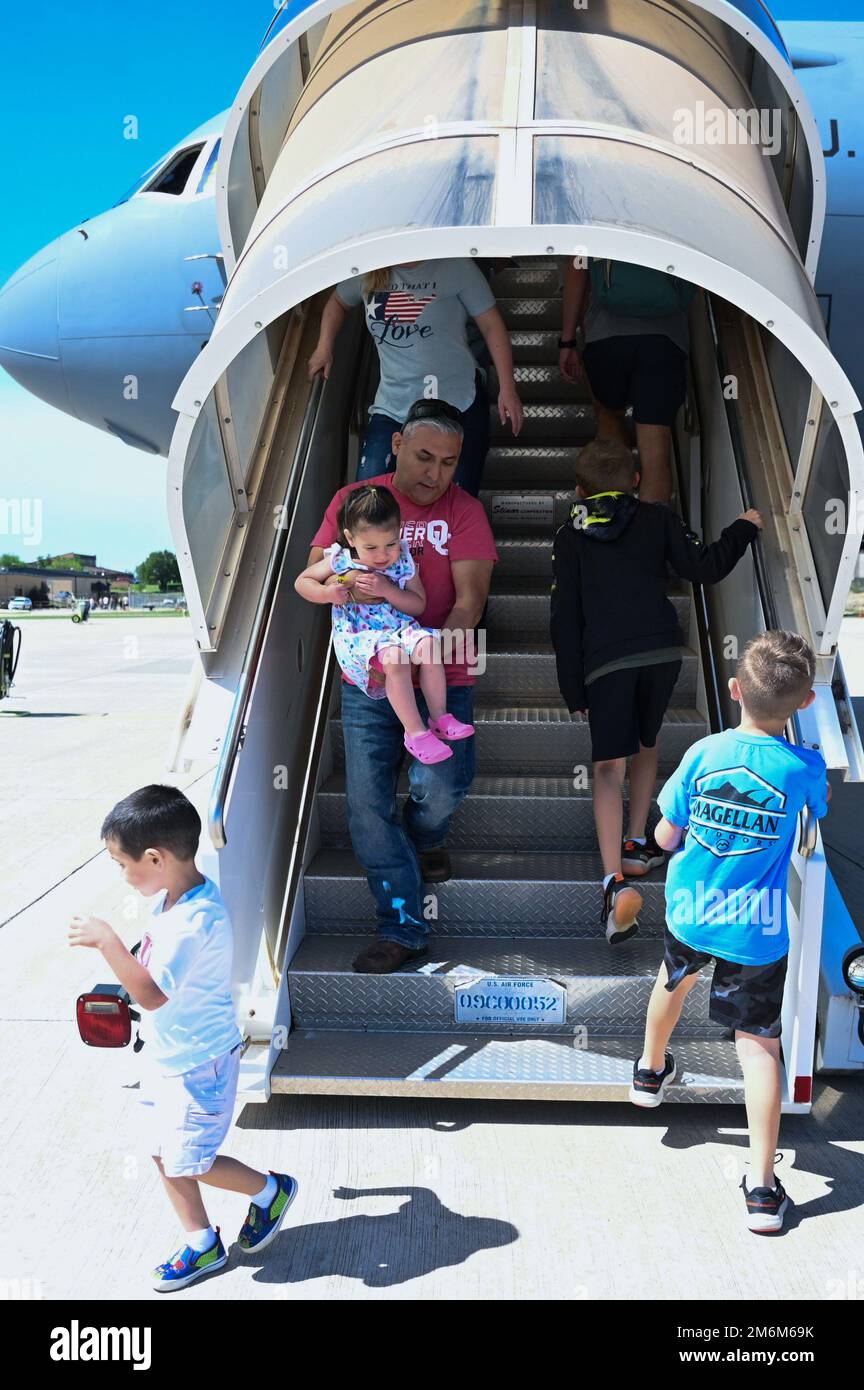 Families enjoy a day at the base for the 507th Air Refueling Wing's ...