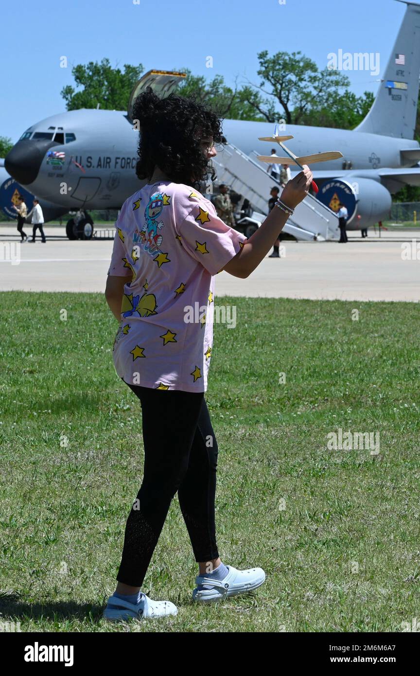 Families enjoy a day at the base for the 507th Air Refueling Wing's ...