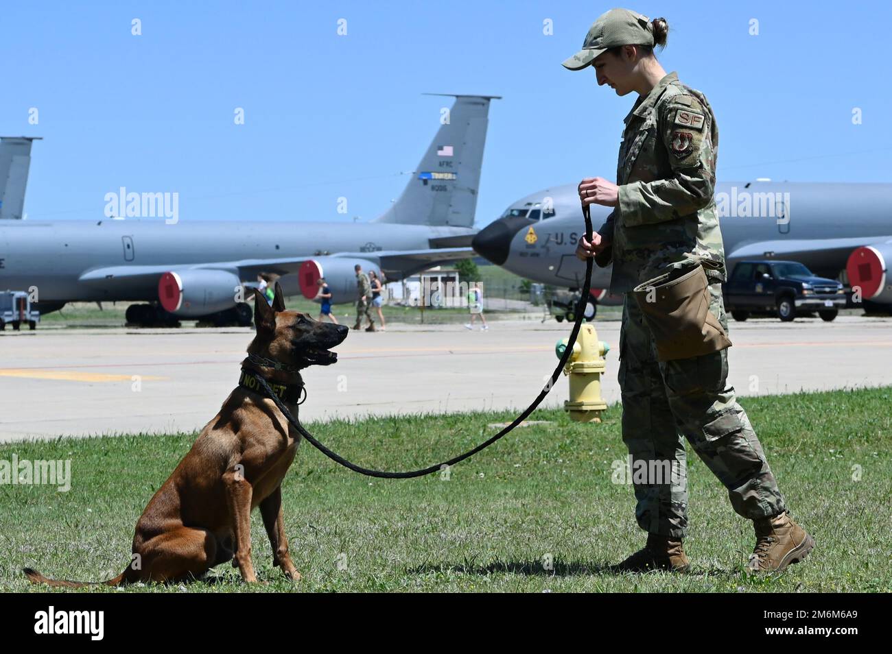 Families enjoy a day at the base for the 507th Air Refueling Wing's ...