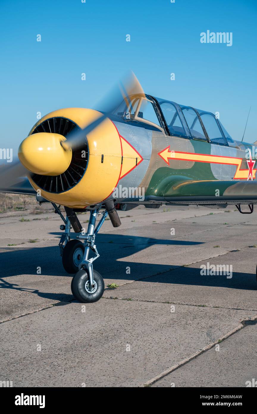Ultralight small private aircraft airplane Stock Photo - Alamy