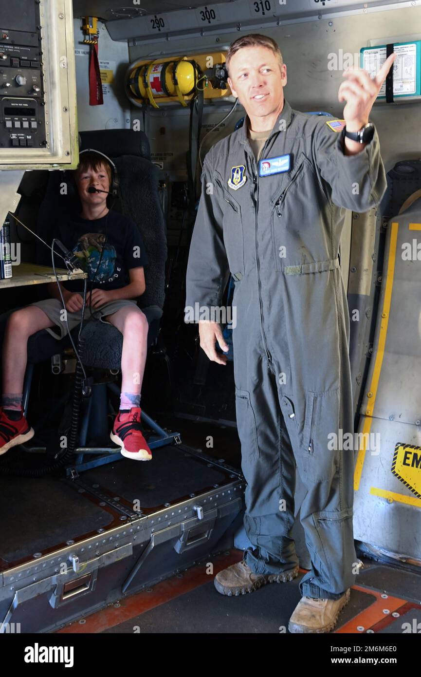 Families enjoy a day at the base for the 507th Air Refueling Wing's ...