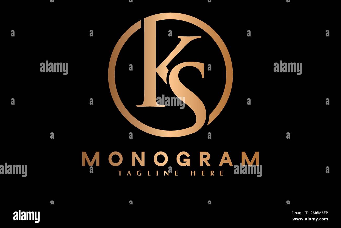 Letter ks logo hi-res stock photography and images - Alamy