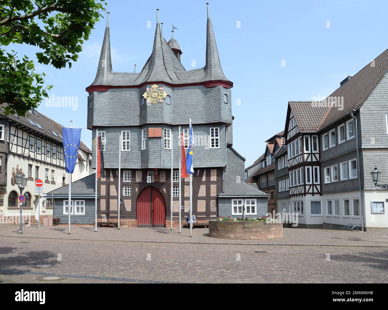 Town hall in Frankenberg/Eder Stock Photo - Alamy