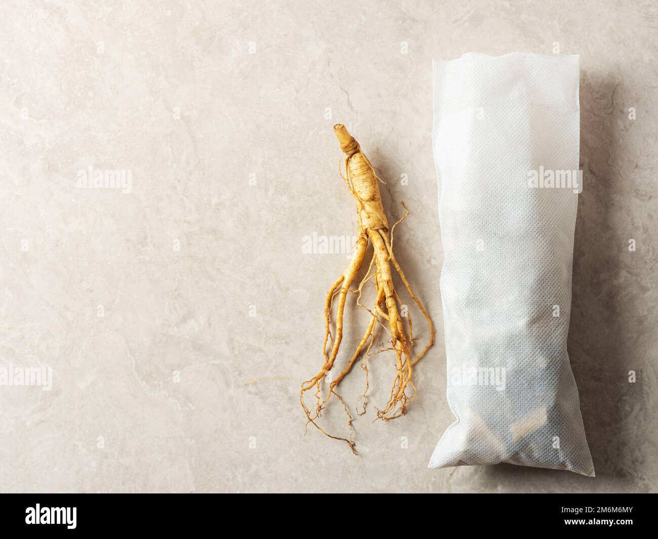 Ginseng, various packaged herbal medicines Stock Photo - Alamy