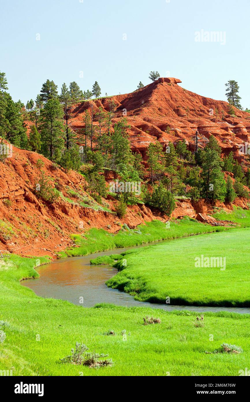 Red hills wyoming hi-res stock photography and images - Alamy