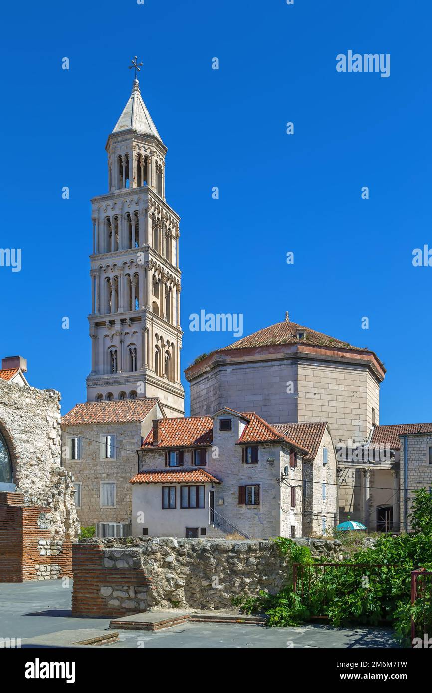 Cathedral of Saint Domnius, Split, Croatia Stock Photo - Alamy
