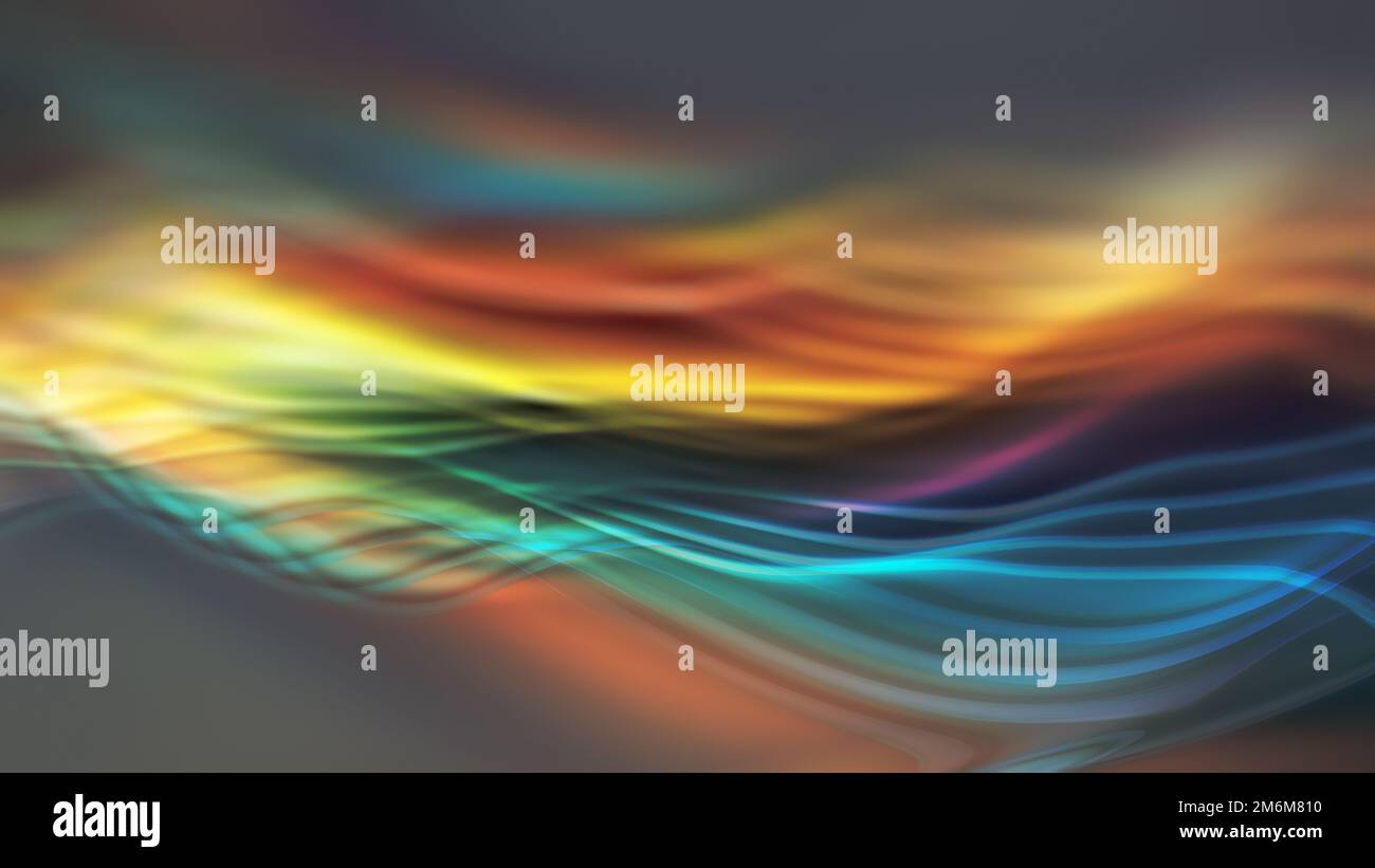 Abstract Blurred Rainbow Lines Stock Photo - Alamy