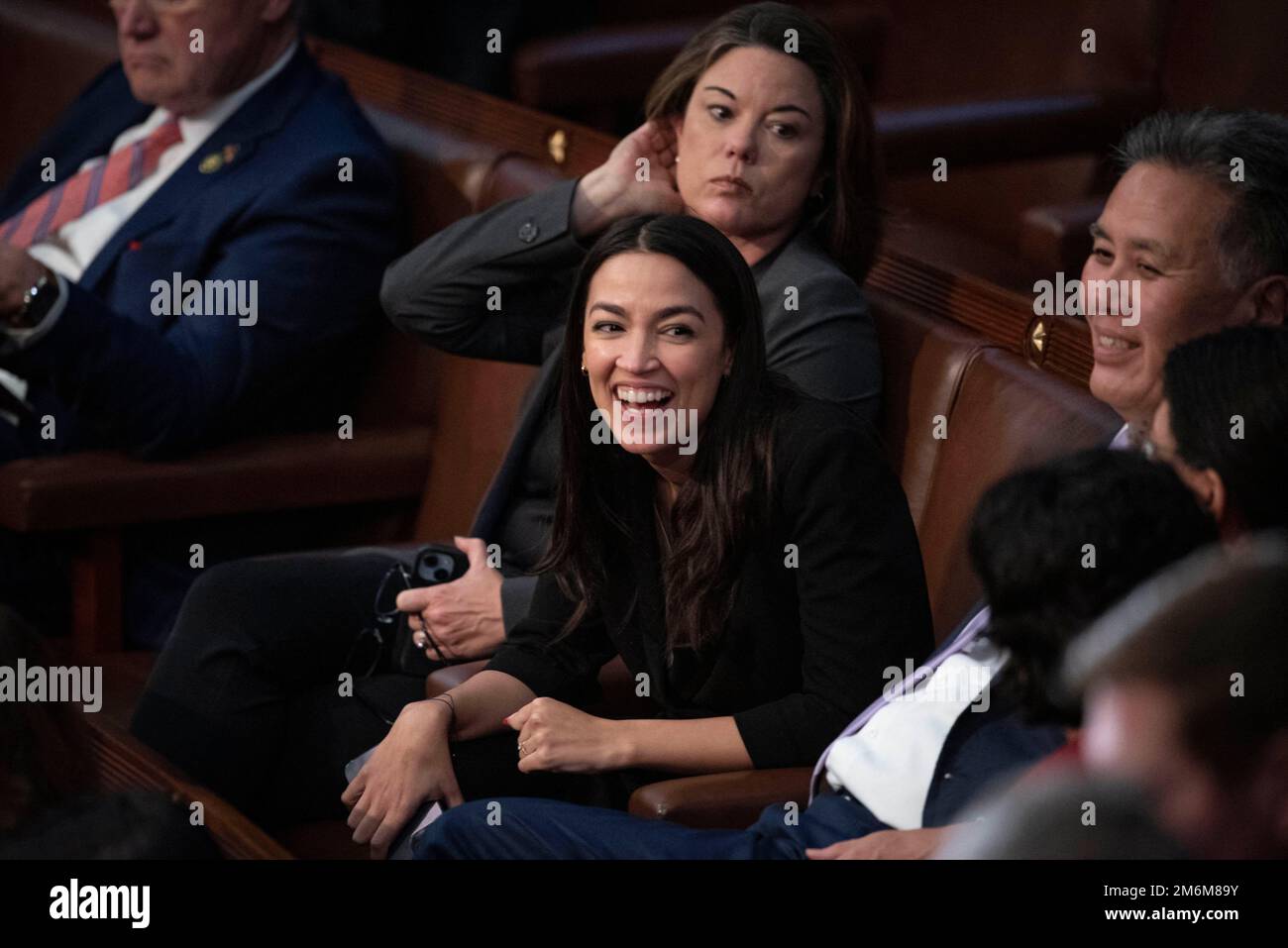 United States Representative Alexandria Ocasio-Cortez (Democrat of New ...