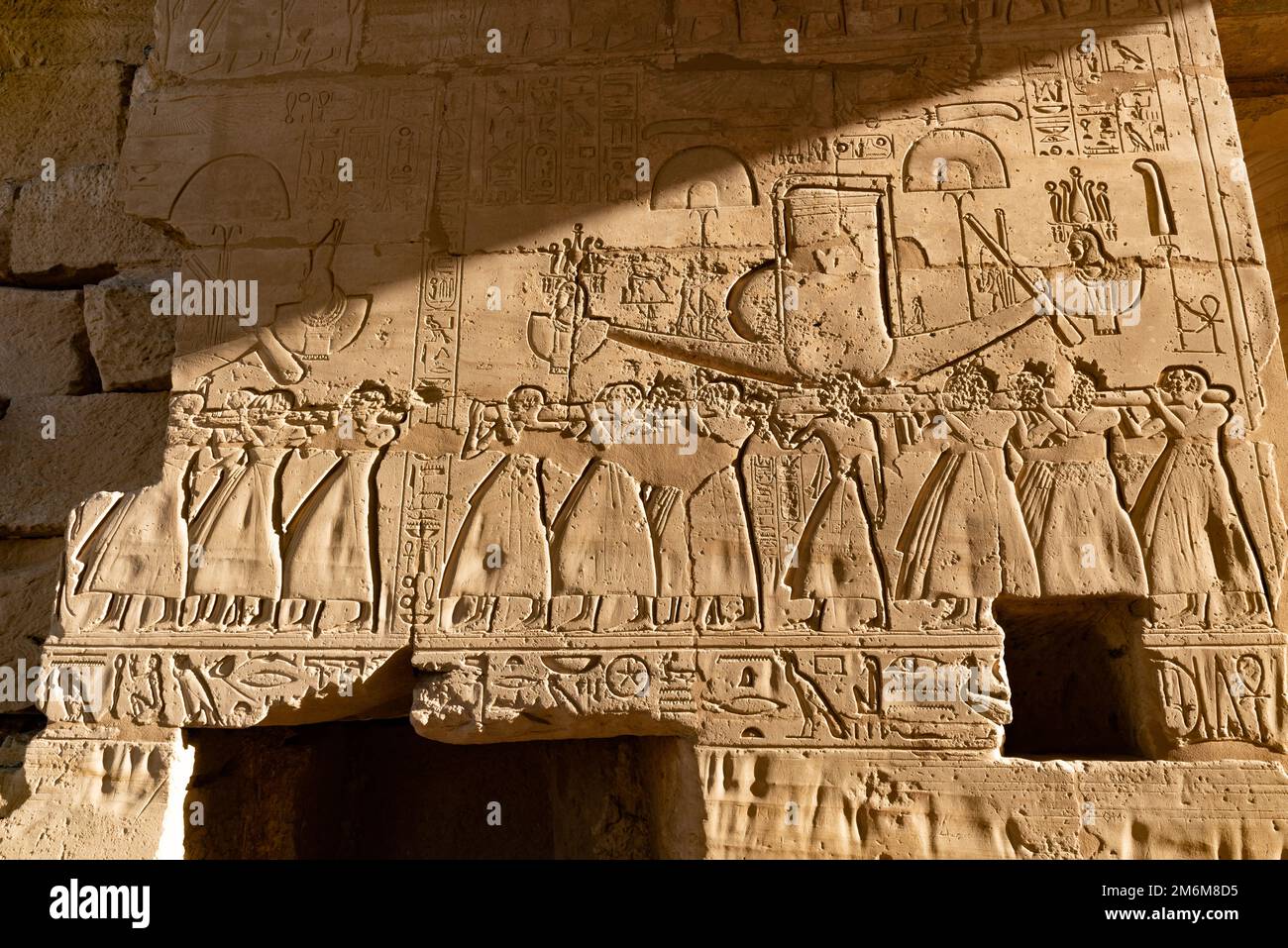 Hieroglyphic relief details from the Ramesseum, memorial temple or ...
