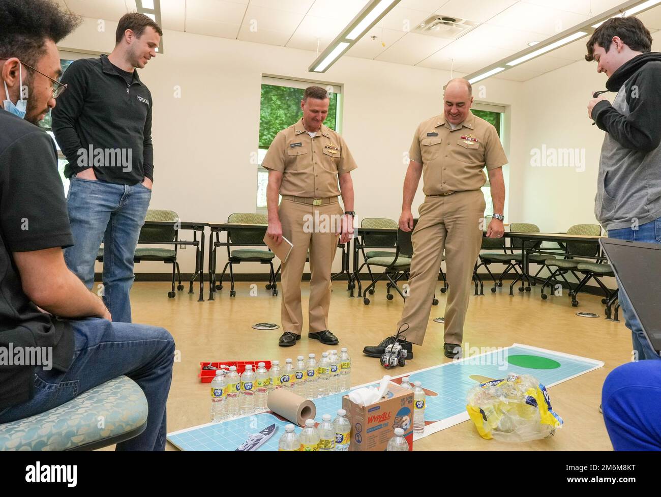 DAHLGREN, Va. – Vice Adm. William Galinis watches as Naval Surface ...
