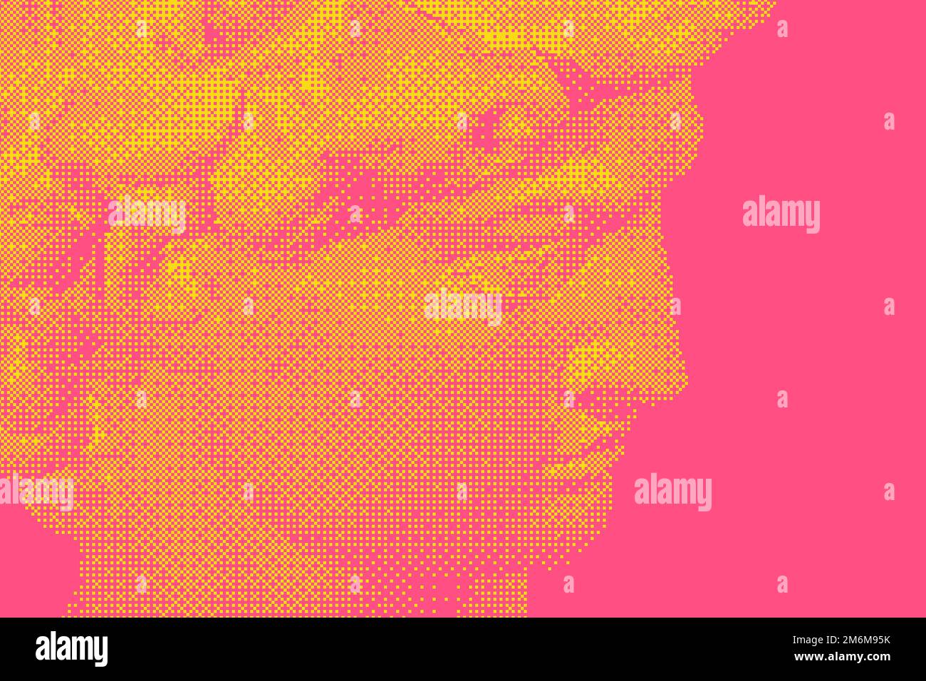 Modern creative colored graphic sculpture with light background ...