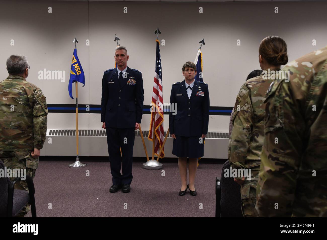 Col. Edward Borneo, 168th Wing Mission Support Group commander ...