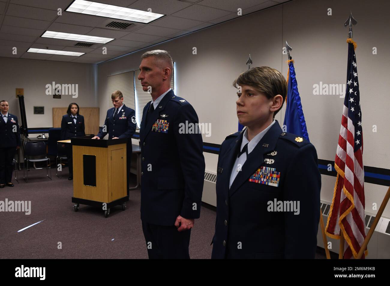 Col. Edward Borneo, 168th Wing Mission Support Group commander ...