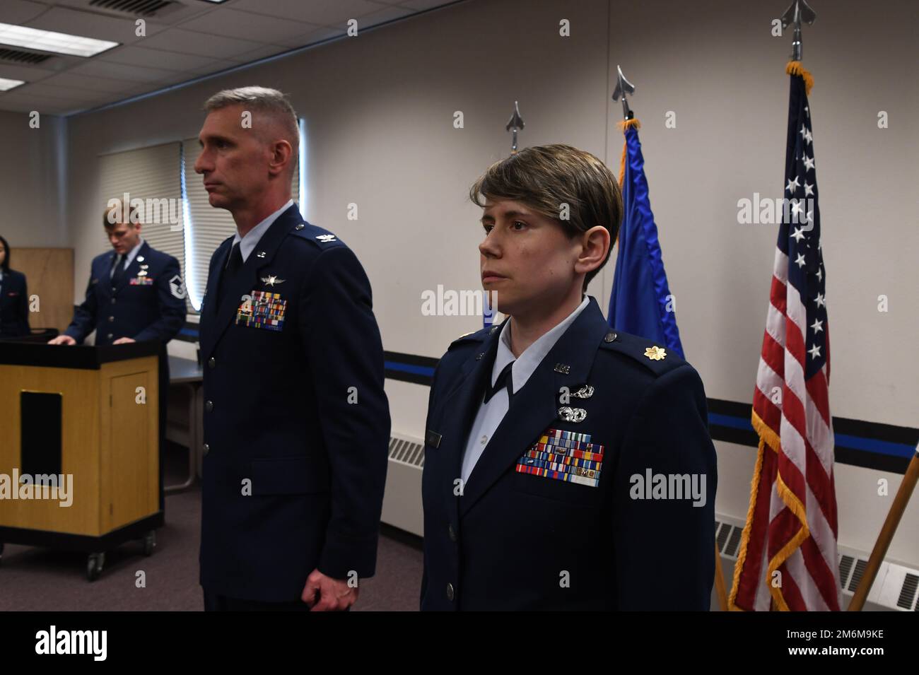 Col. Edward Borneo, 168th Wing Mission Support Group commander ...
