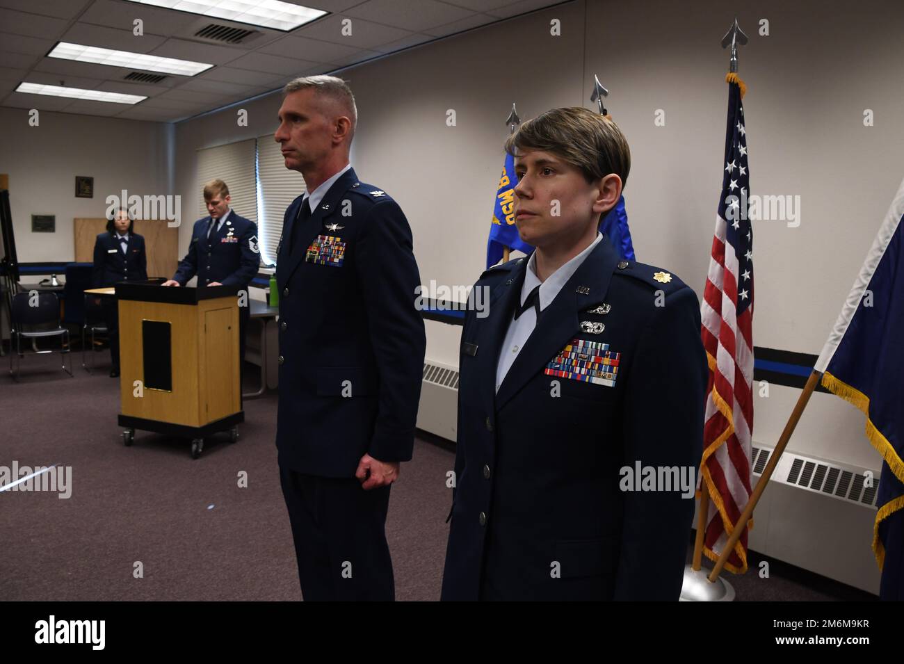 Col. Edward Borneo, 168th Wing Mission Support Group commander ...