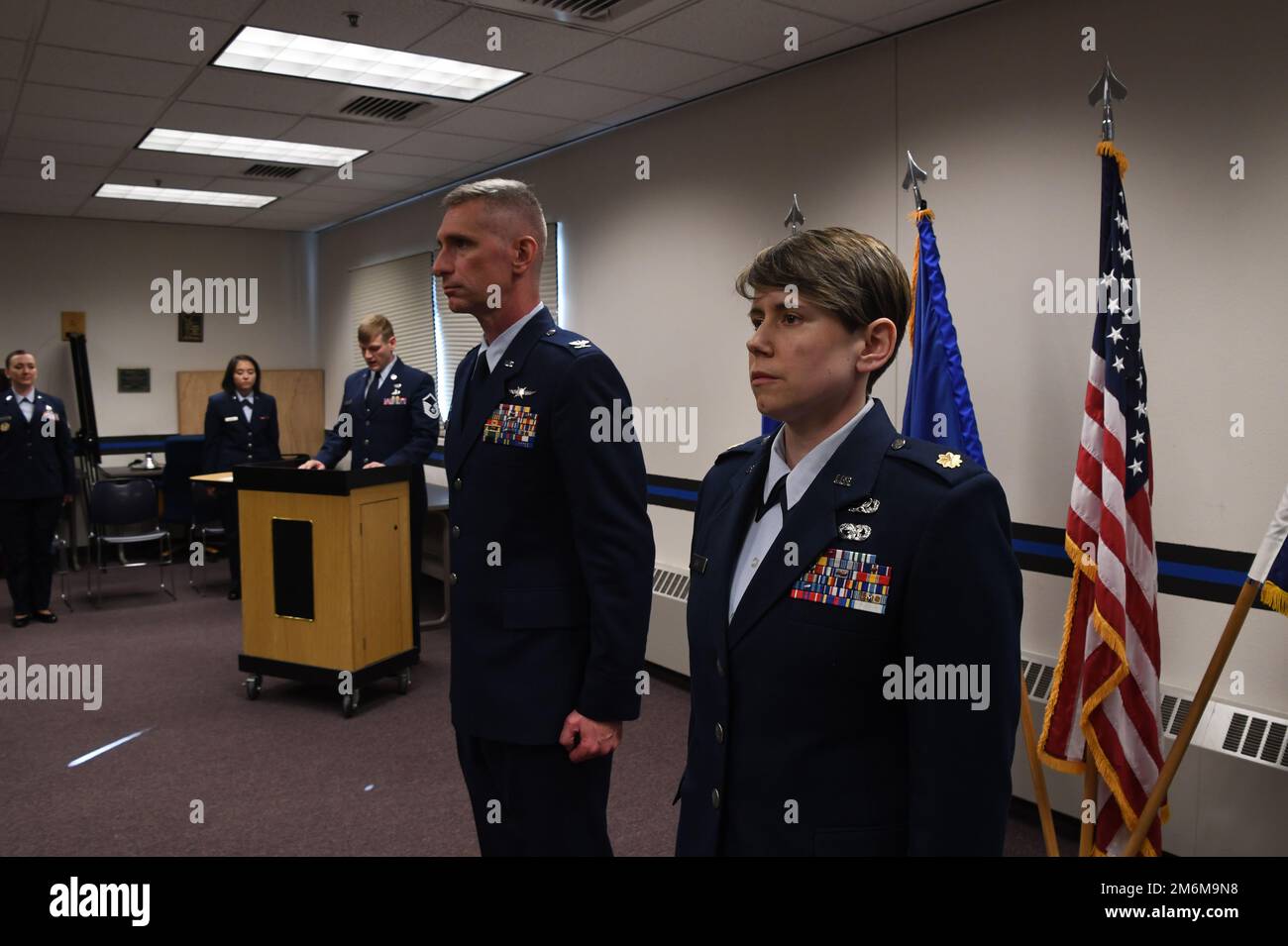 Col. Edward Borneo, 168th Wing Mission Support Group commander ...