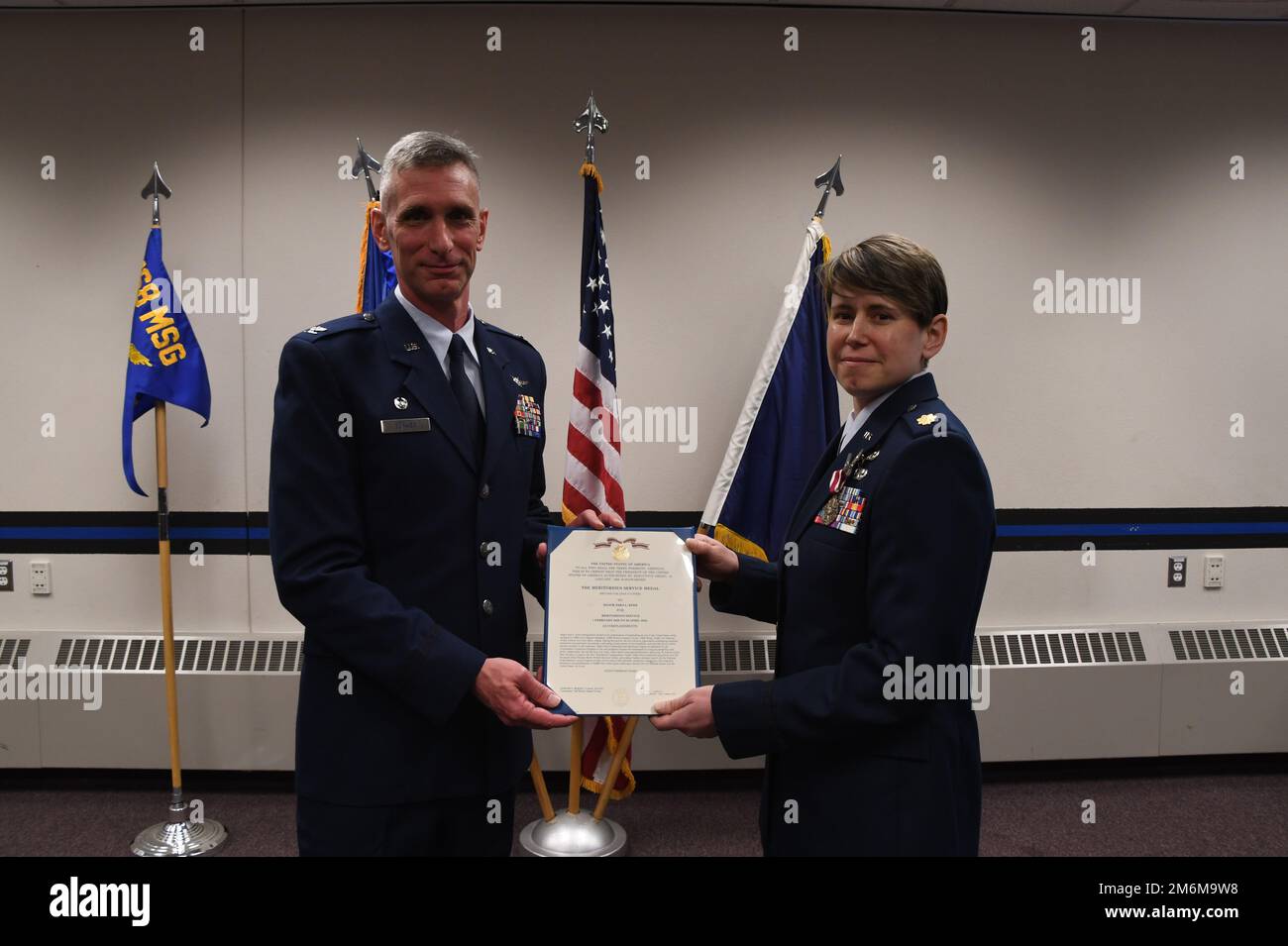 Col. Edward Borneo, 168th Wing Mission Support Group commander ...