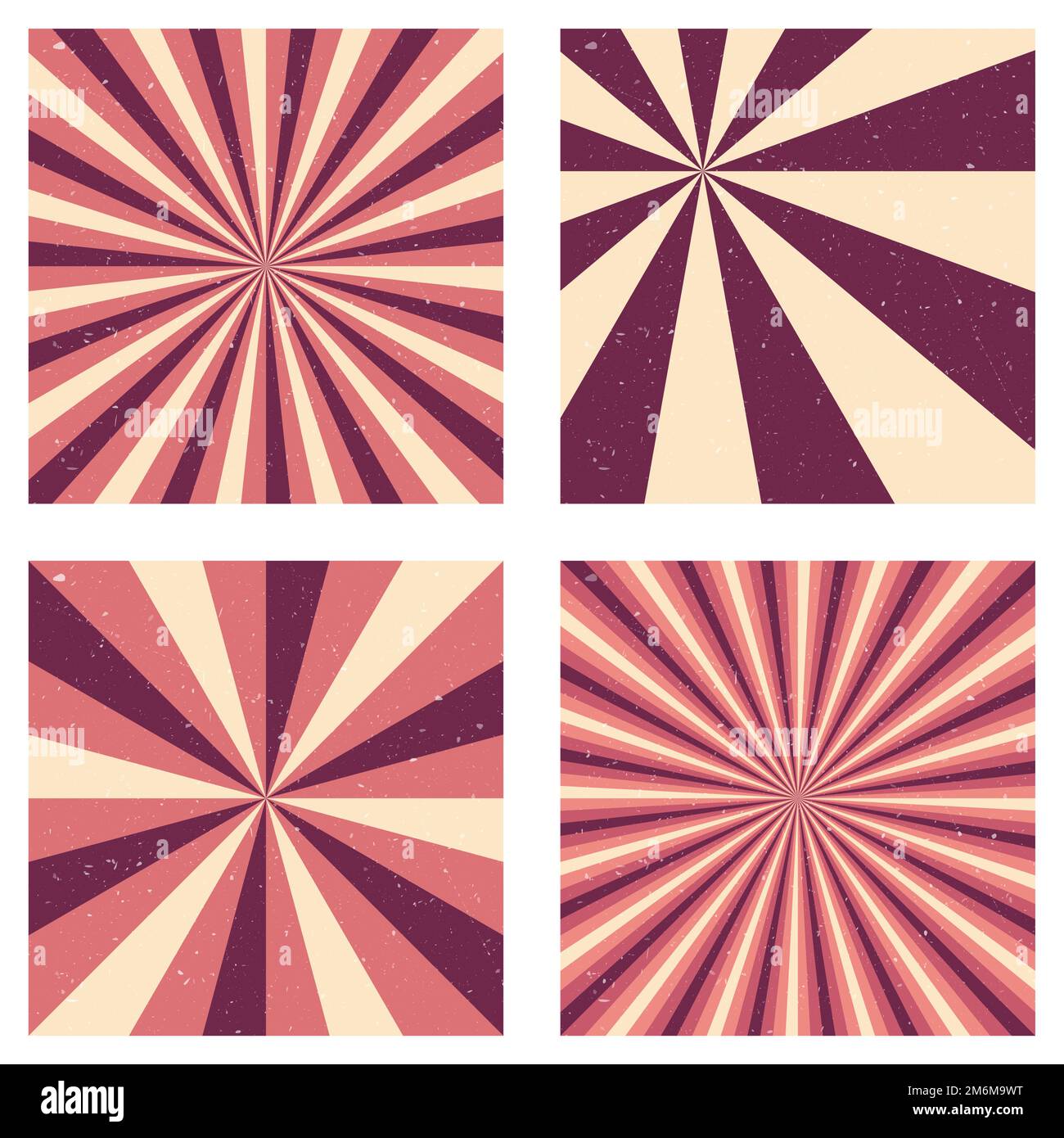 Amazing vintage backgrounds. Abstract sunburst covers with radial rays ...