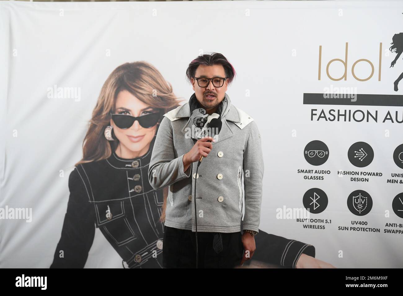 1 of 1 Custom CEO Dennis Lee unveils Paula Abdul's new smart audio ...