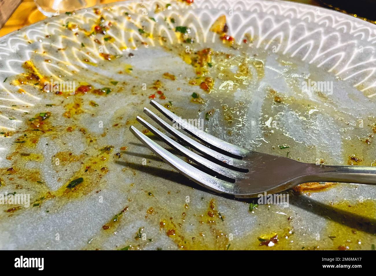 Empty Plate Of Food