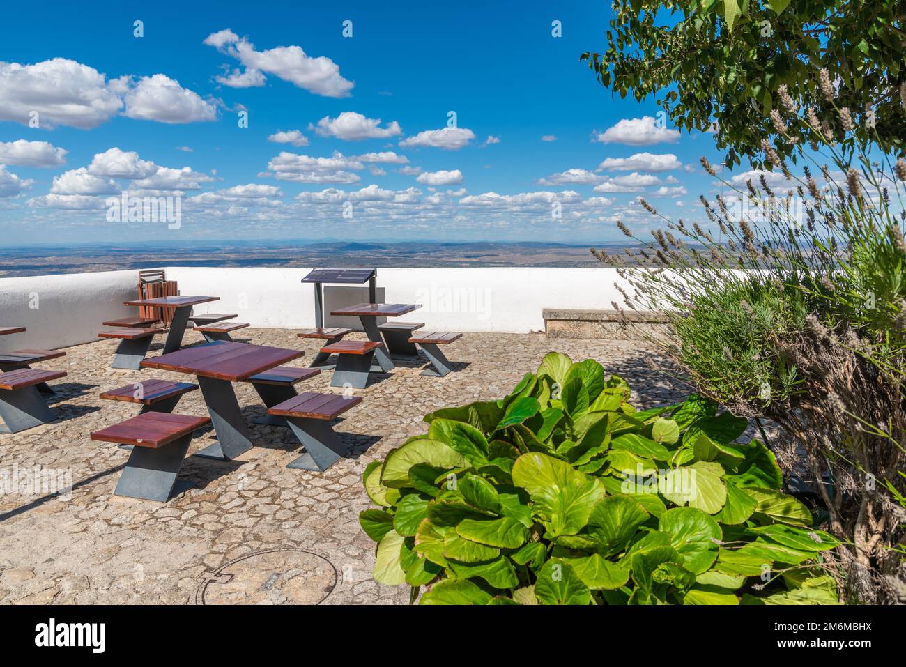 The view over a beautiful esplanade on a sunny day Stock Photo - Alamy