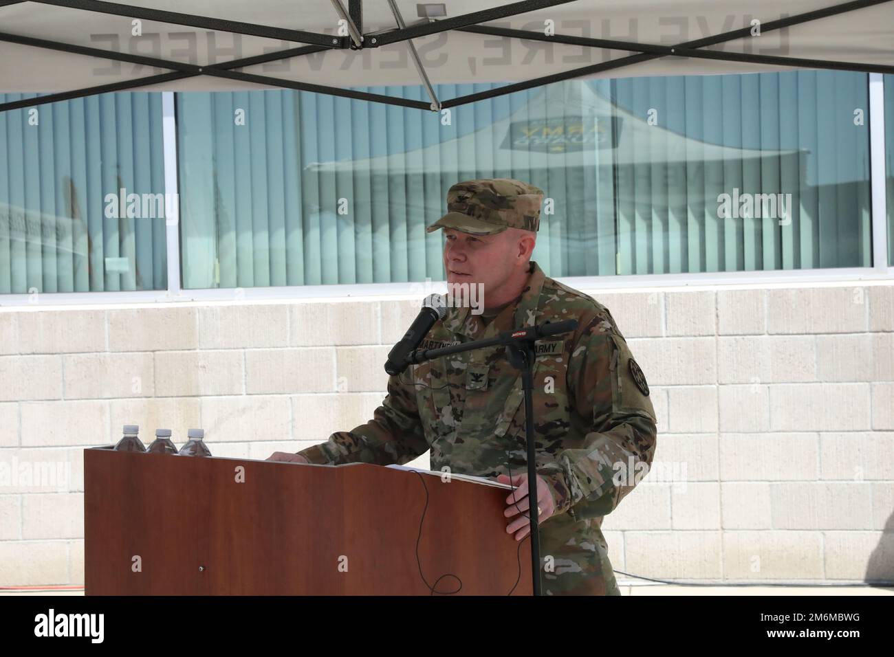 U.S. Army Col. Steve Martinelli, incoming commander of the 115th ...