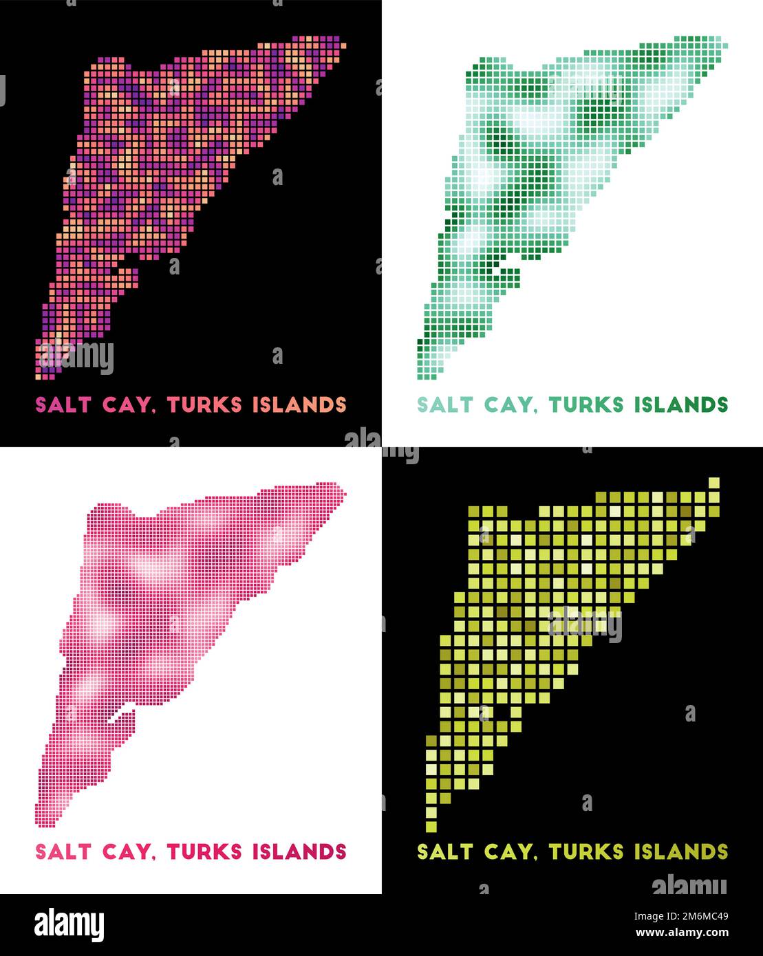 Salt Cay, Turks Islands map. Collection of maps of Salt Cay, Turks ...