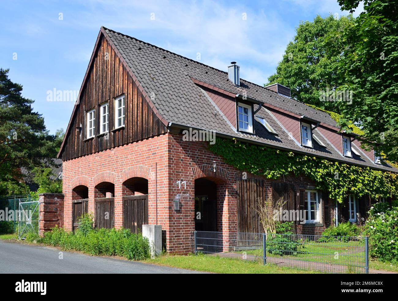 Historical Factory Eibia in the Heath Lohheide, Benefeld, Lower Saxony ...
