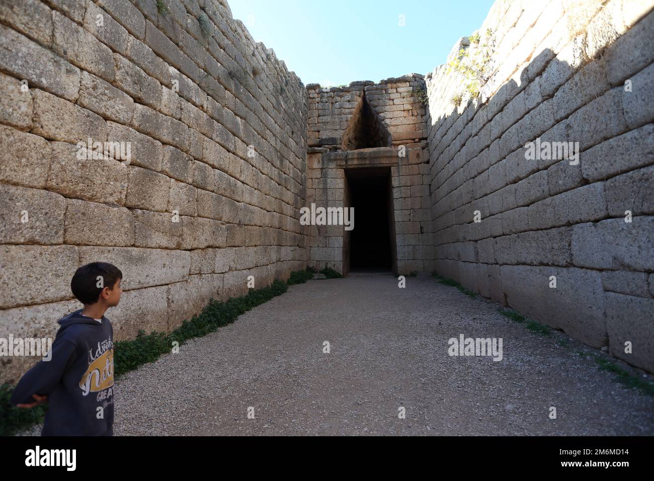 Mycenae 'Rich in Gold', the kingdom of mythical Agamemnon Stock Photo ...