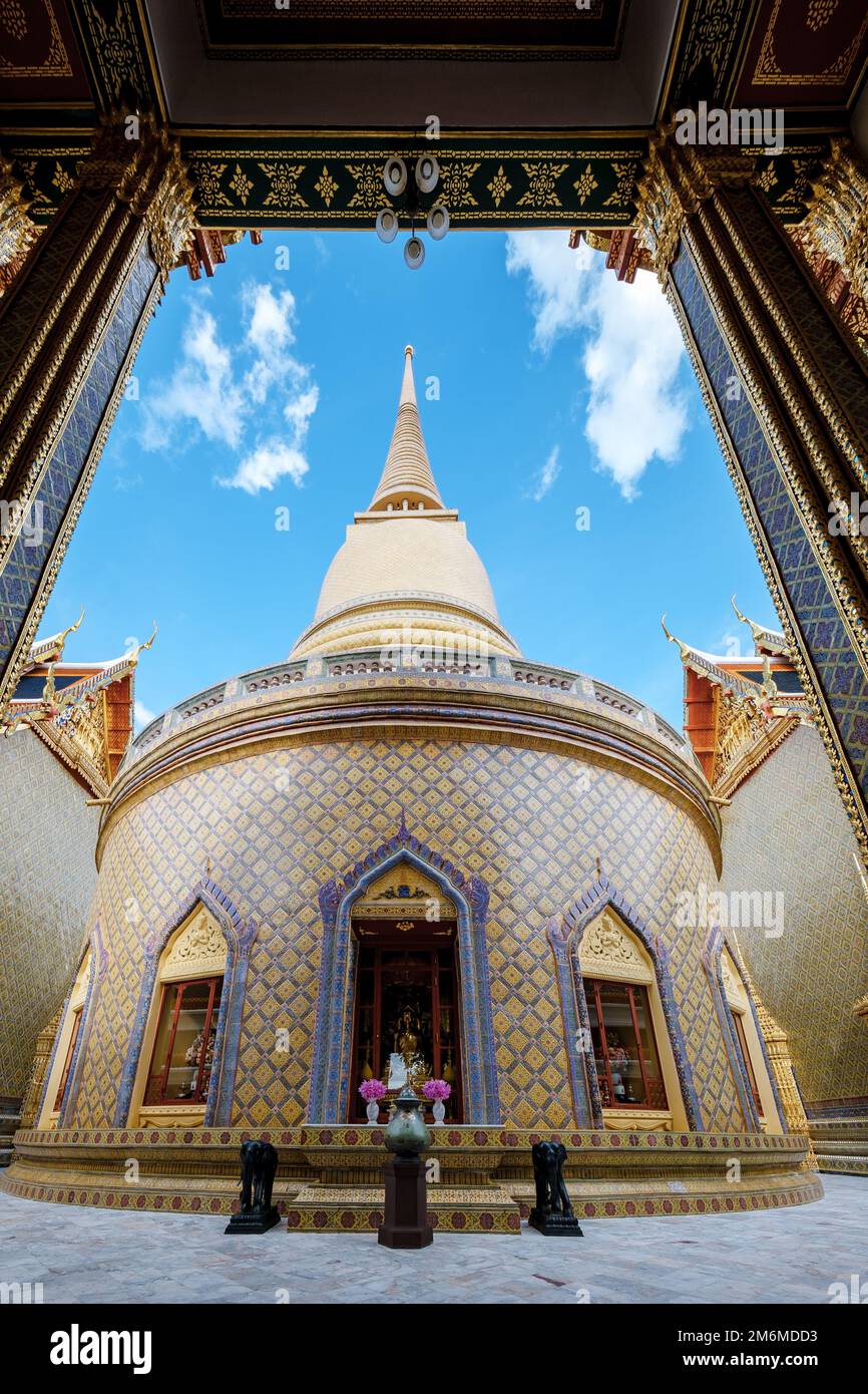 Wat Ratchabophit temple in Bangkok Thailand, beautiful temple with ...