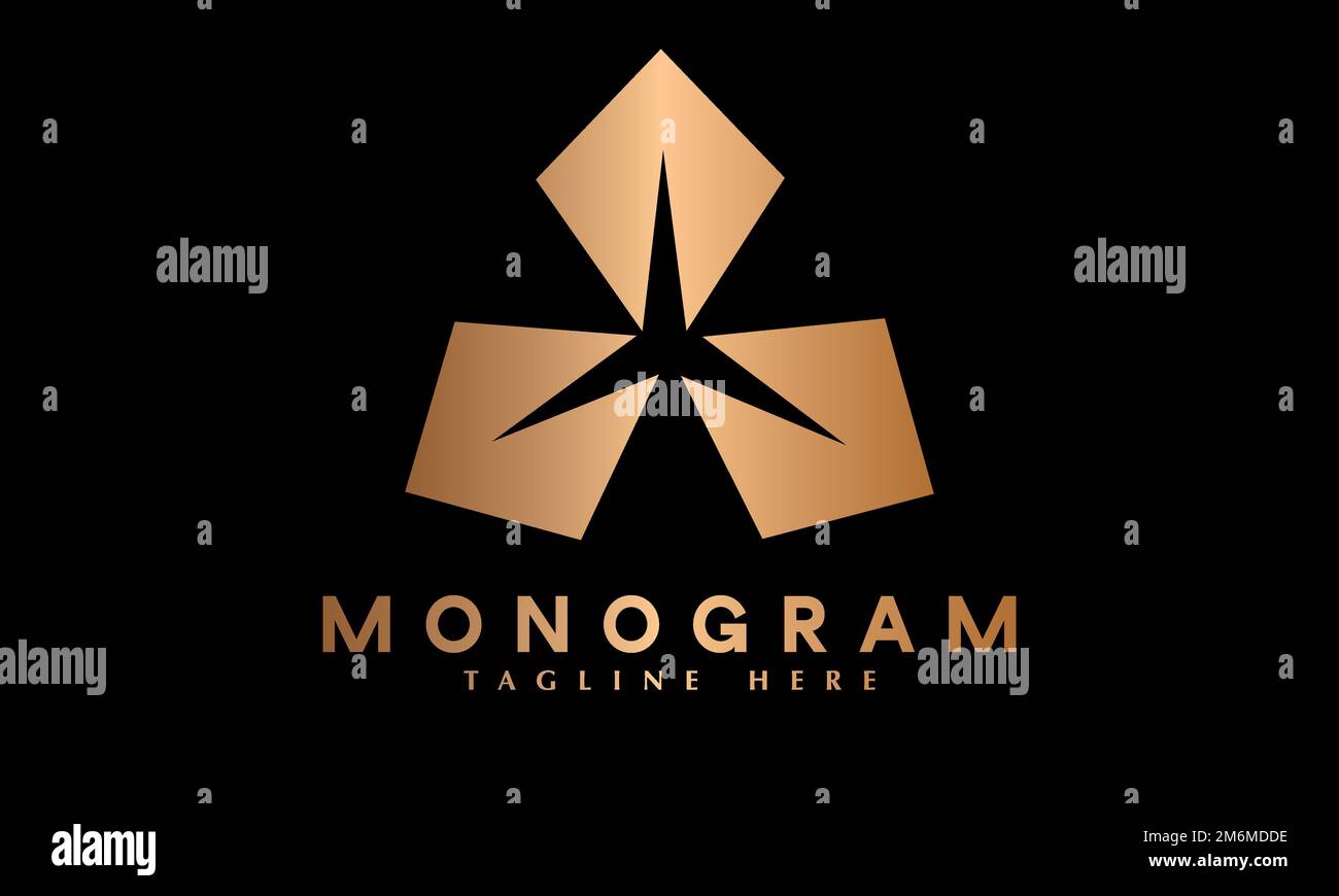 Diamond Abstract monogram vector logo template design vector Stock ...