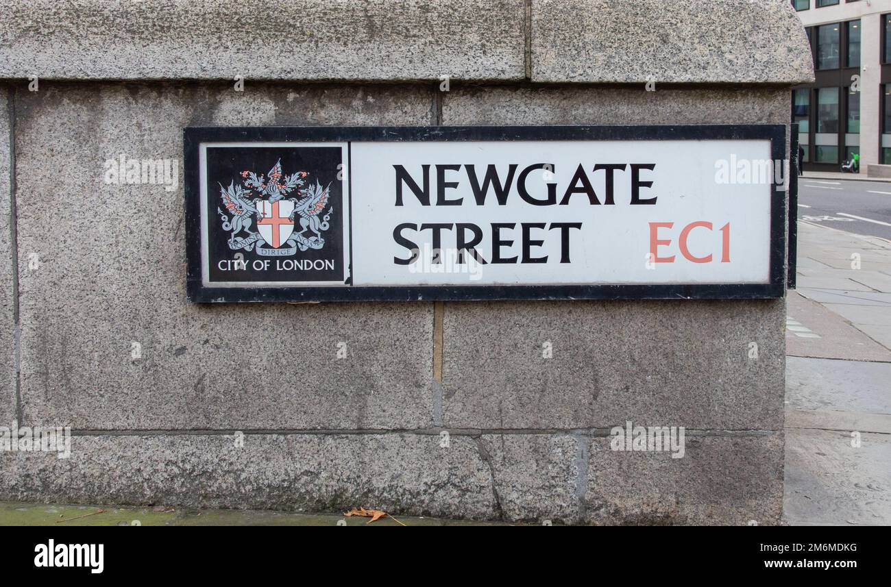 Newgate london hi-res stock photography and images - Alamy
