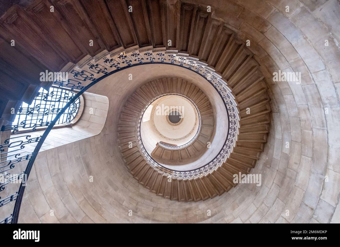 The Dean's spiral staircase at St Paul's Cathedral in London, United ...