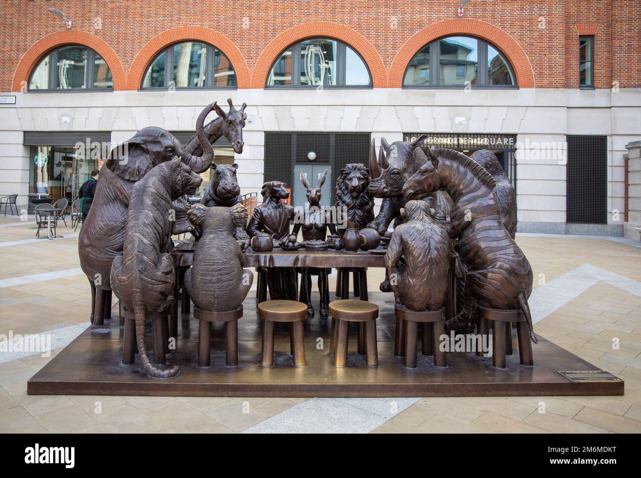 The Wild Table of Love sculpture in Paternoster Square. Concept of ...