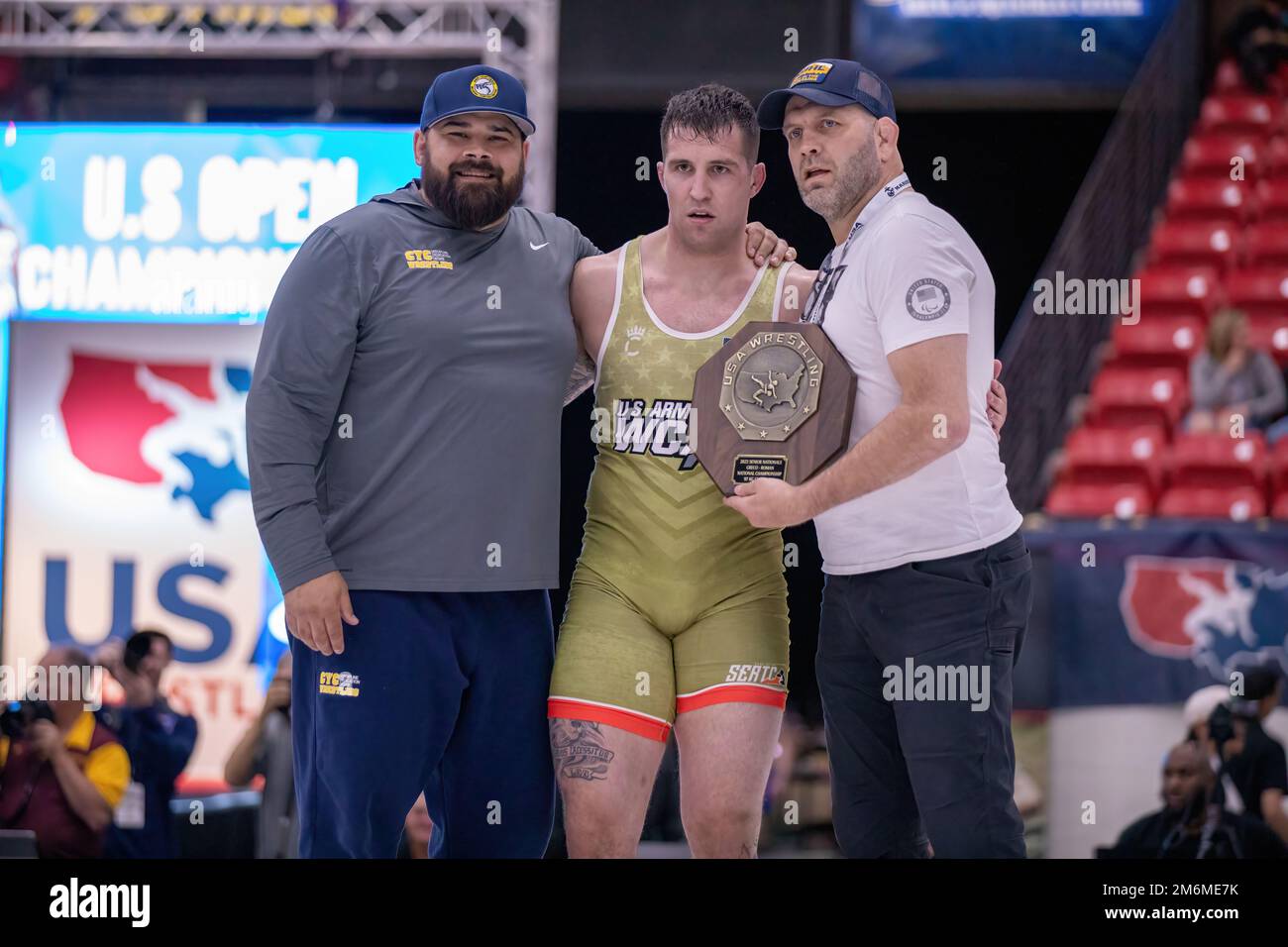 Six Wrestlers from the Men's Greco-Roman Wrestling Team assigned to the ...