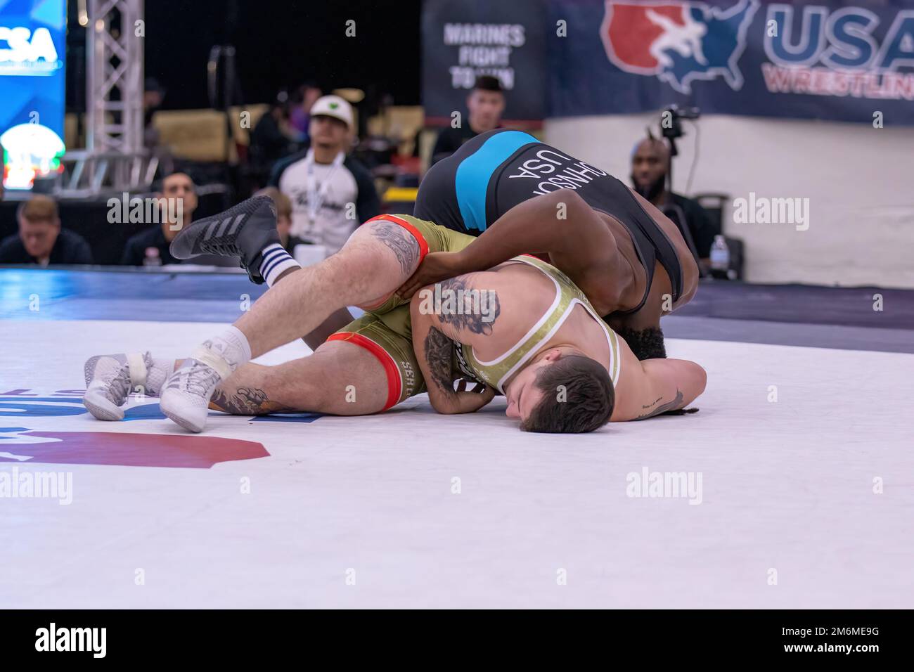 Six Wrestlers from the Men's Greco-Roman Wrestling Team assigned to the ...