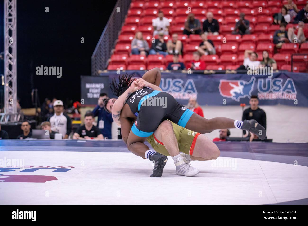 Six Wrestlers from the Men's Greco-Roman Wrestling Team assigned to the ...