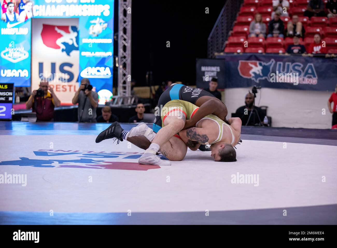 Six Wrestlers from the Men's Greco-Roman Wrestling Team assigned to the ...