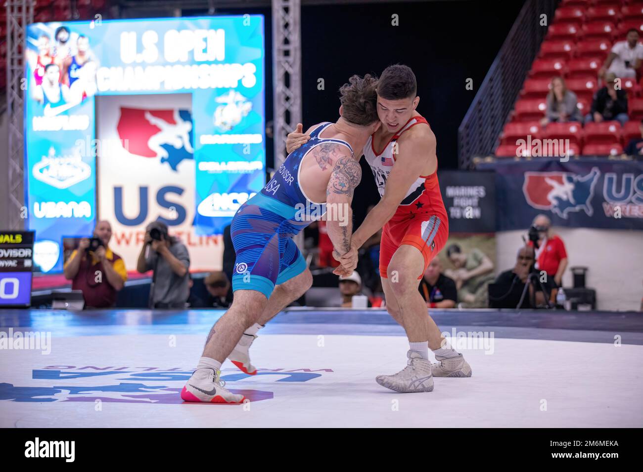 Six Wrestlers from the Men's Greco-Roman Wrestling Team assigned to the ...